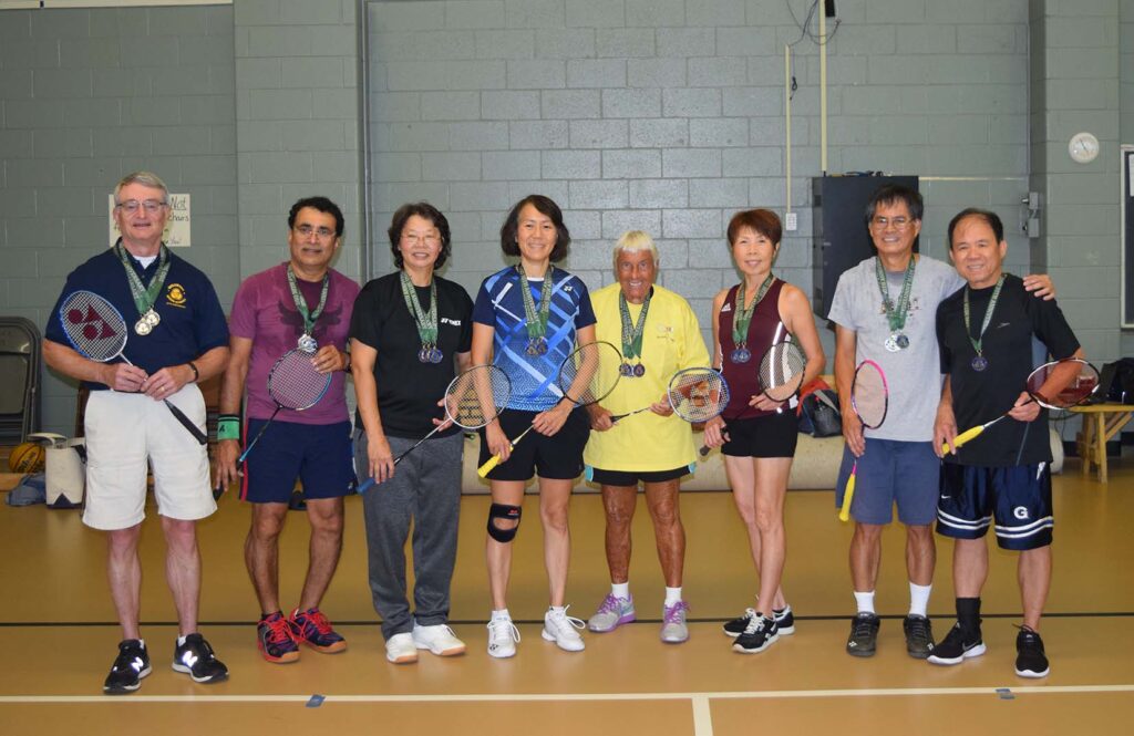 2021 Badminton Held at Mid-County Senior Center - Delaware Senior Games